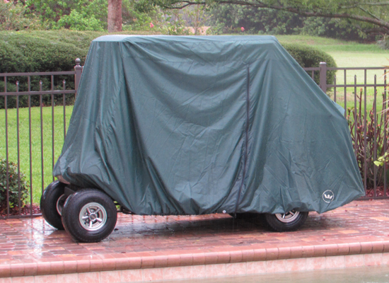 2 Passenger Golf Cart Sun Shade | National Golf Cart Covers