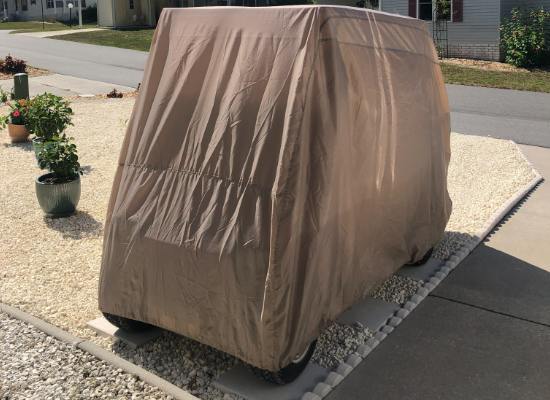 2 Passenger Golf Cart Sun Shade | National Golf Cart Covers