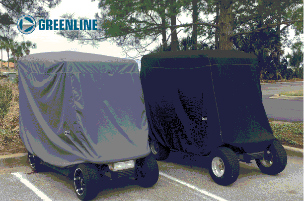 2 Passenger Golf Cart Sun Shade | National Golf Cart Covers